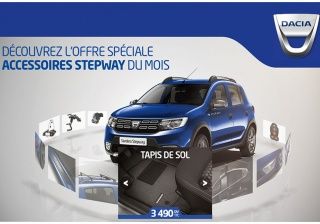 Dacia Algérie : Tapis de sol Stepway MIB à 3490 da TTC